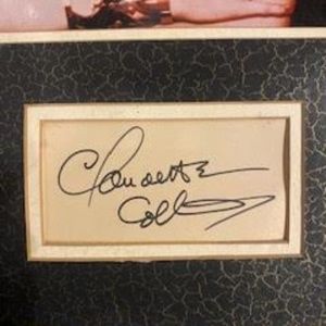 Other | Vintage 8x1 Autographed Photo Of Claudette Colbert In Cleopatra ...